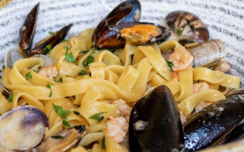 Tagliatelle ai frutti di mare - Pasta di Montagna